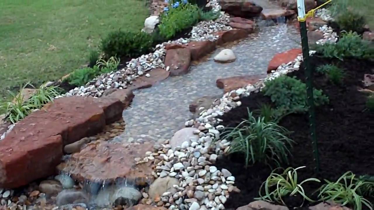 Mr Waterfalls mini river and waterfalls Pondless Aqua scapes - YouTube