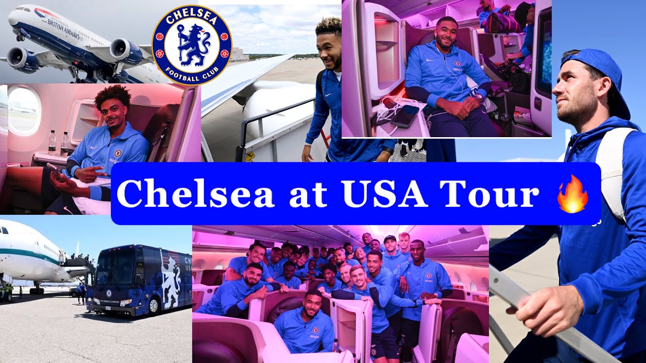 ️SEE Chelsea Jet to USA for Pre-season Tour 🔥, Enzo Maresca 🔥 Squad ...