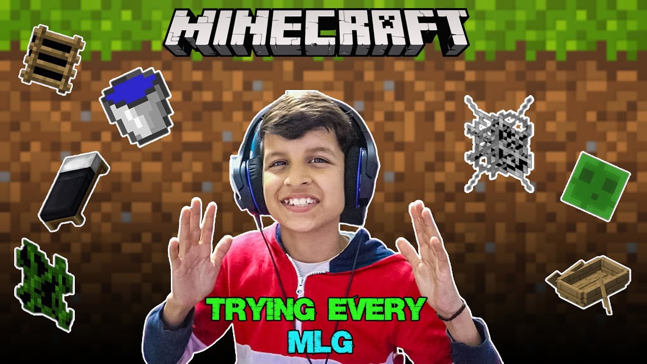 I Did Every MLG Possible in Minecraft 😍 - YouTube