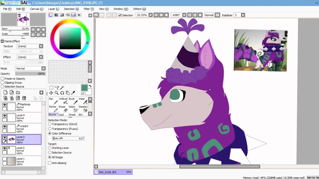 Animal Jam Speedpaint | Violetbear AJ - YouTube