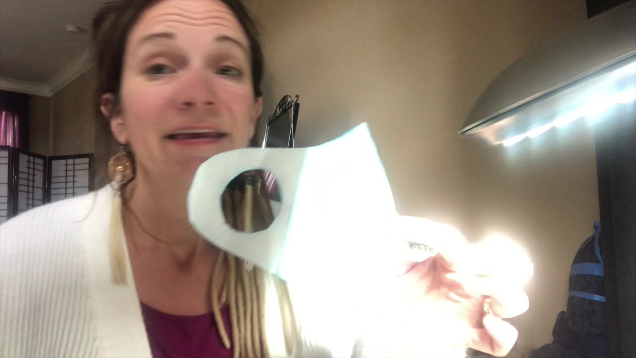 Covid 19 masks from stretchy material - YouTube