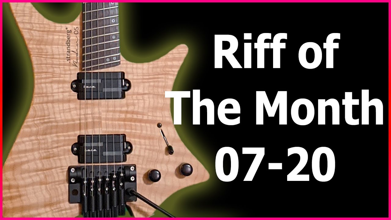 Riff of the Month 7-20 | Chord Melody Prog Rock - YouTube