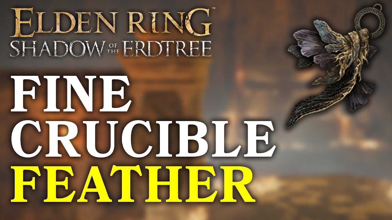 How To Get The Fine Crucible Feather Talisman In Elden Ring DLC (EASY GUIDE) - YouTube