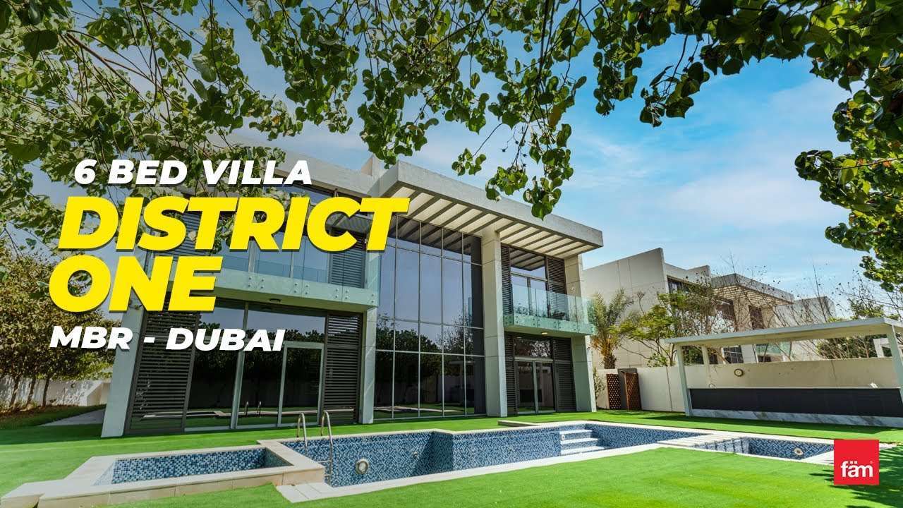 Spacious 6 Bed Villa in District One, Meydan, MBR - Dubai - YouTube