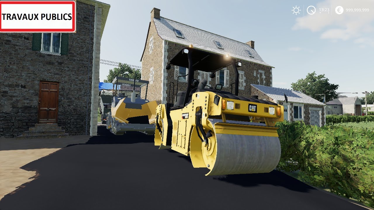 FS19 TP - Enrobé chez un particulier - YouTube