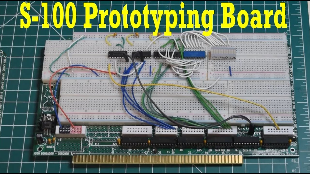 S-100 Computer Expansion Slot Proto Board Build #maker #electronic ...