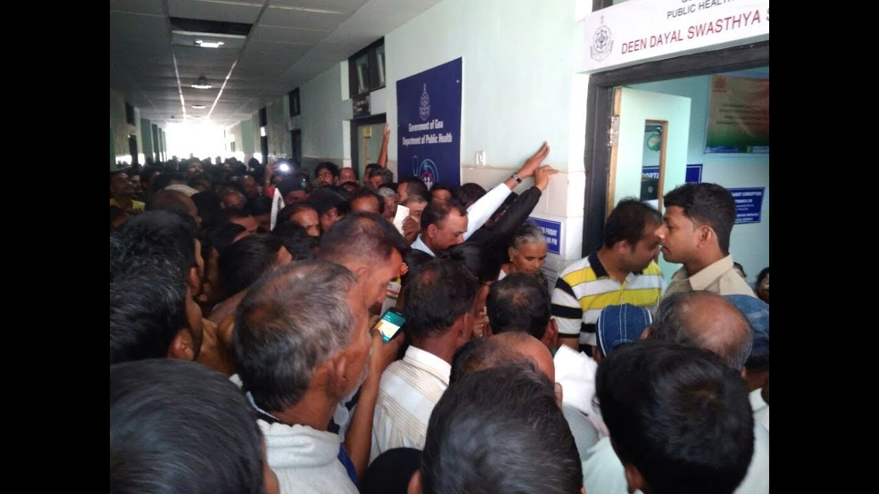 CHAOTIC SITUATION AT VALPOI CHC, MORE THAN 700 PEOPLE, ONLY FEW GIVEN ...