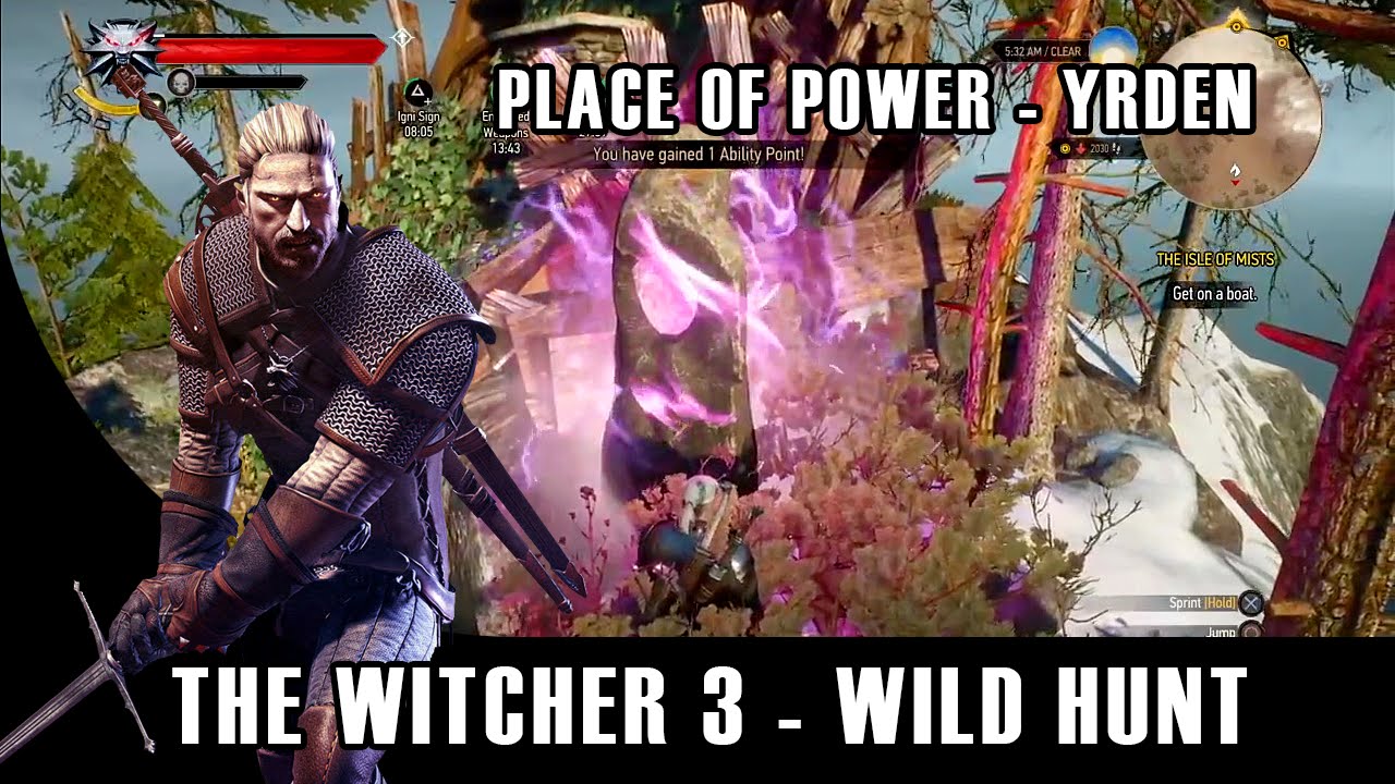 The Witcher 3: Wild Hunt - Place of Power - Yrden - YouTube
