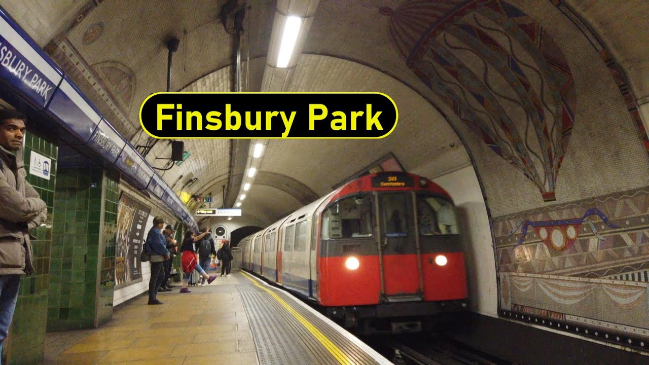 Tube Station Finsbury Park - London 🇬🇧 - Walkthrough 🚶 - YouTube