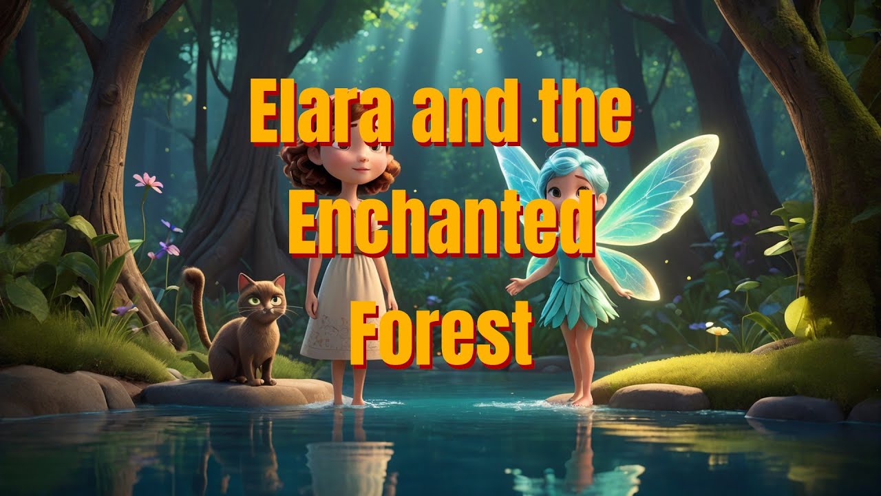 The story of a curious girl in the woods / kids stories - YouTube