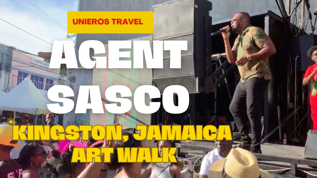 Dancehall DJ Agent Sasco Live Performance at Art Walk in Downtown ...