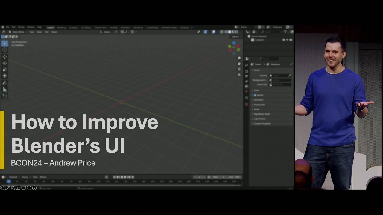 How to Improve Blender's UI - Andrew Price — Blender Conference 2024 ...
