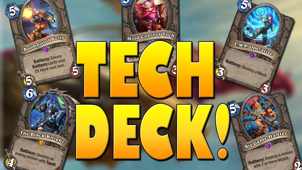 This Deck COUNTERS Everything with ONLY Tech Cards! | Galakrond's ...
