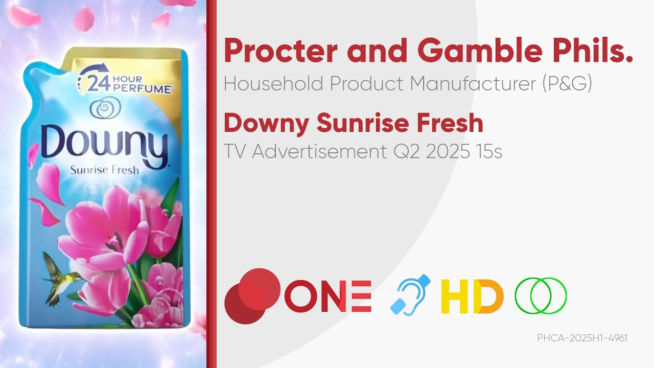 Downy Sunrise Fresh TV Ad Q2 2025 15s (Philippines) [CC/HD/ST] - YouTube