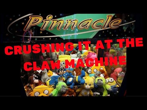 Crushing it at the Pinnacle Claw Machine! Insane Adventure Time Plush ...
