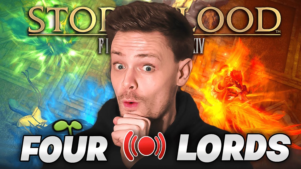 LIVE: Four Lords Trials! FFXIV Stormblood Playthrough - YouTube