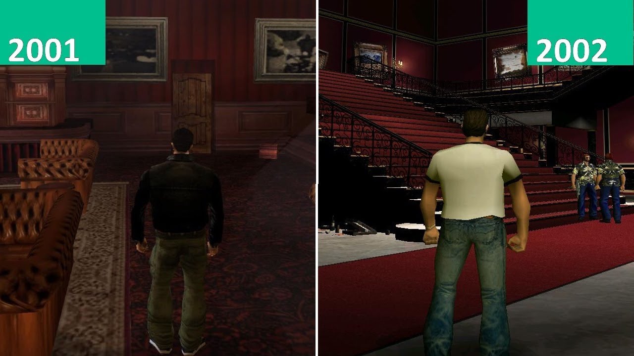 Grand Theft Auto 3 (2001) vs Grand Theft Auto: Vice City (2002) - YouTube