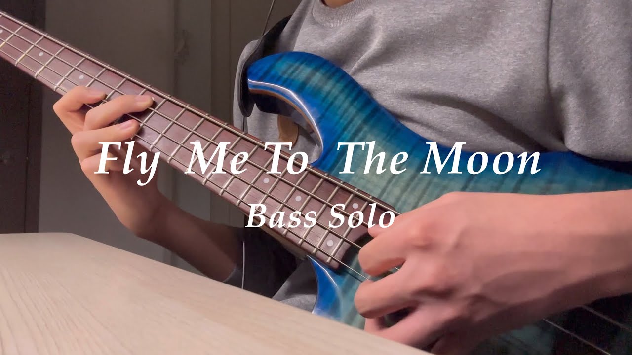 함께 달에 못가서 미안해는 무슨 일론머스크랑 가~ Fly Me To The Moon Bass Solo - YouTube
