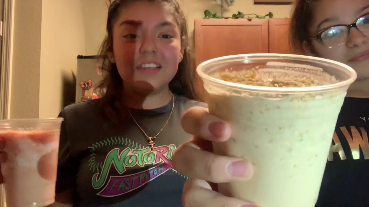Smoothie challenge. Warning 🛑She THREW UP🤢 - YouTube