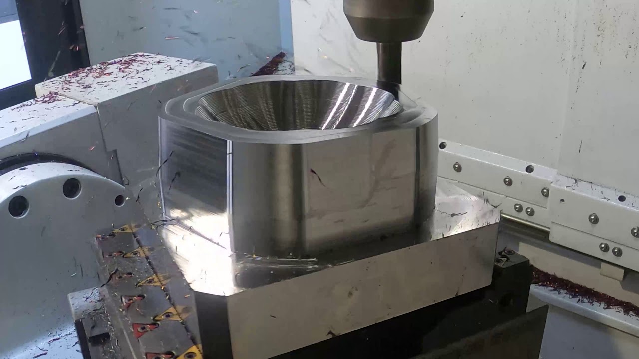 Square Shoulder Milling Operation on a Forming Mold made of Orvar ...