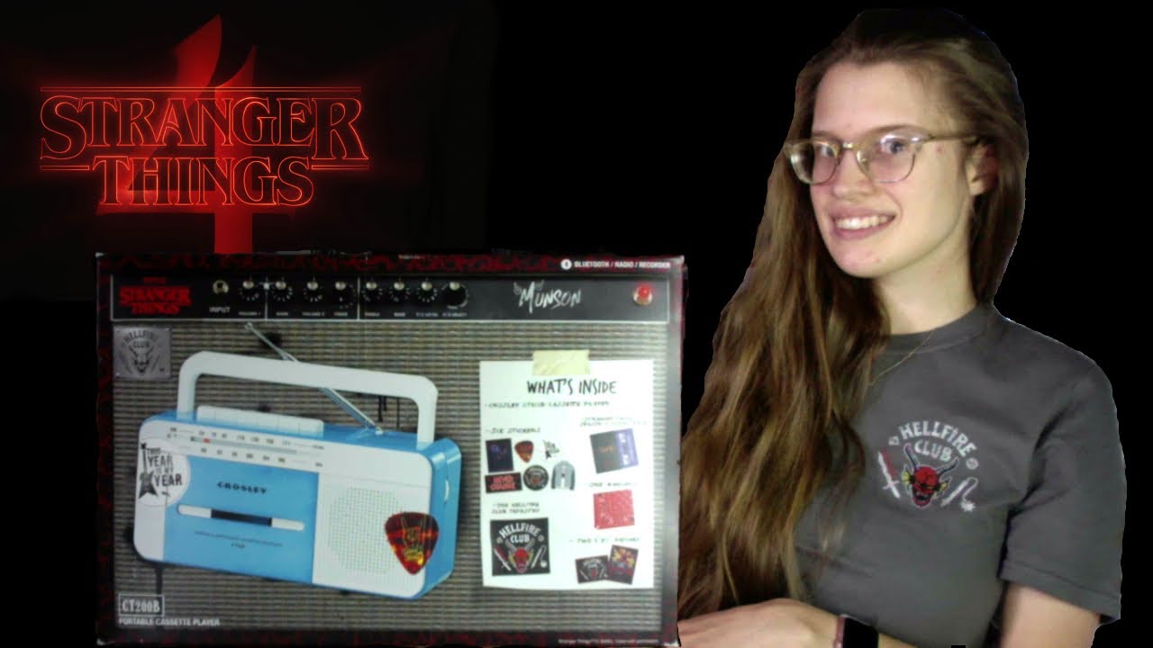 Stranger Things 4 Eddie Munson Cassette Player - YouTube