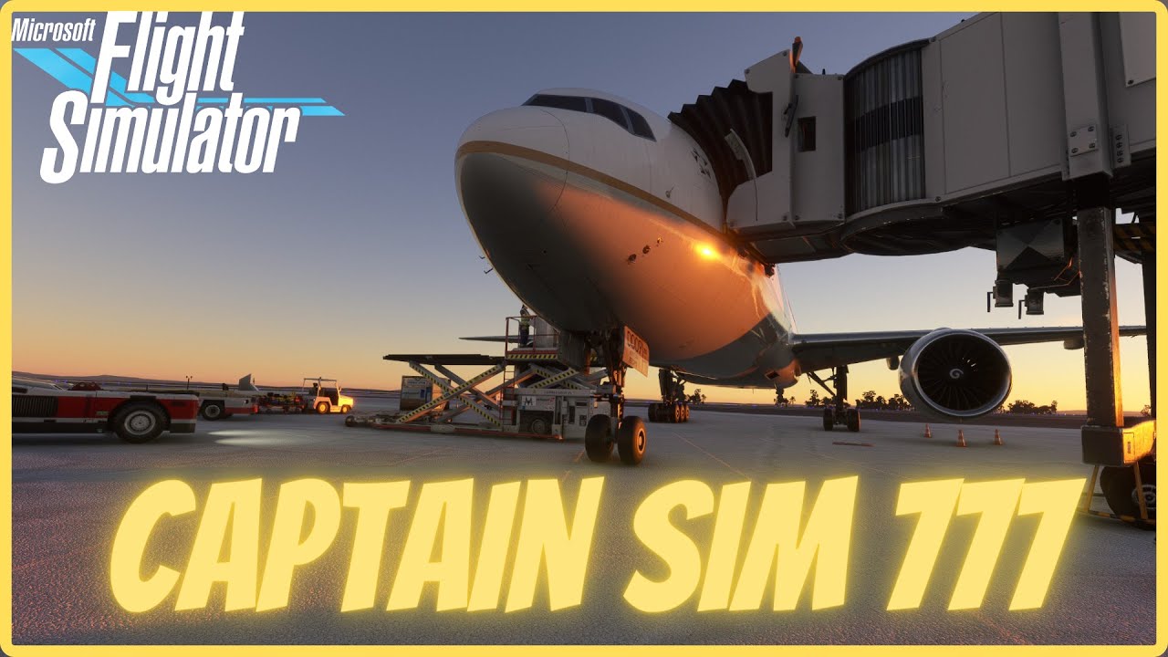Flying the Captain Sim 777 | Initial thoughts - YouTube