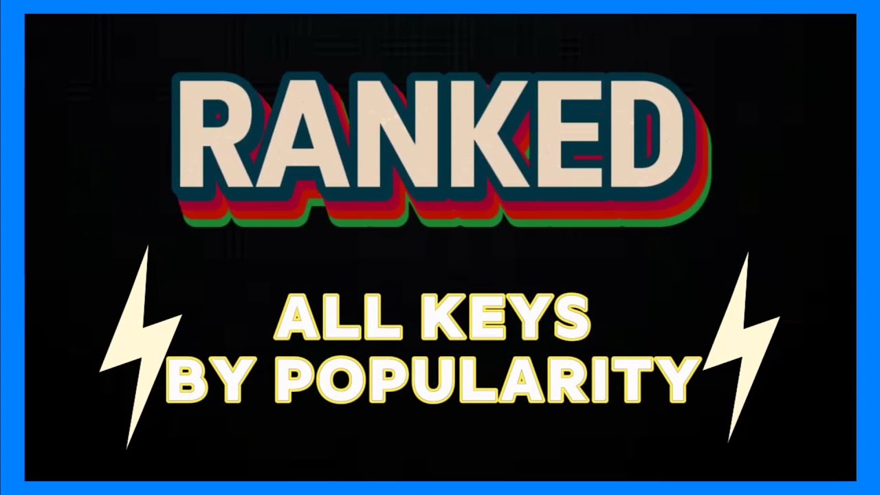 What Keys are MOST POPULAR in Music??? - YouTube