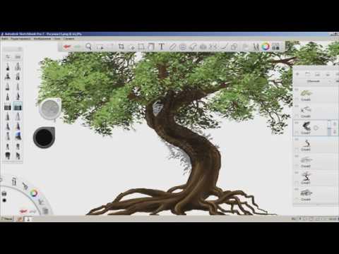 Digital art. Tree - YouTube