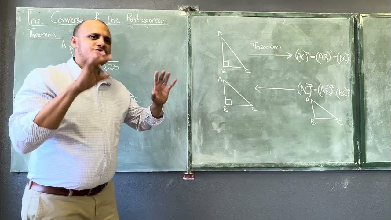 The CONVERSE of the Pythagorean Theorem (Part 1) - YouTube