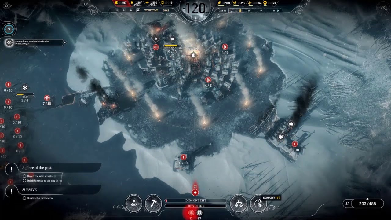 Frostpunk: Found Scouts Bug! How to Send out Scouts during Storm - YouTube