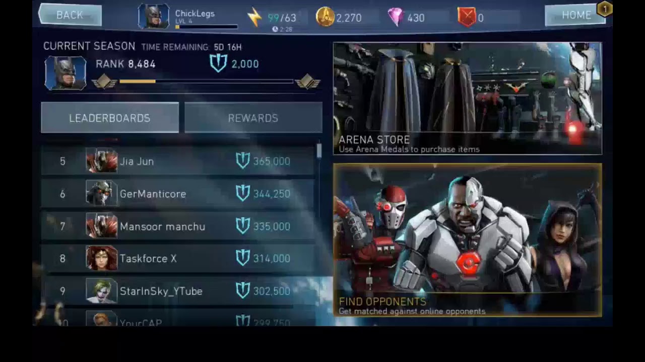 Injustice 2 Mobile App Gameplay! Continued - YouTube
