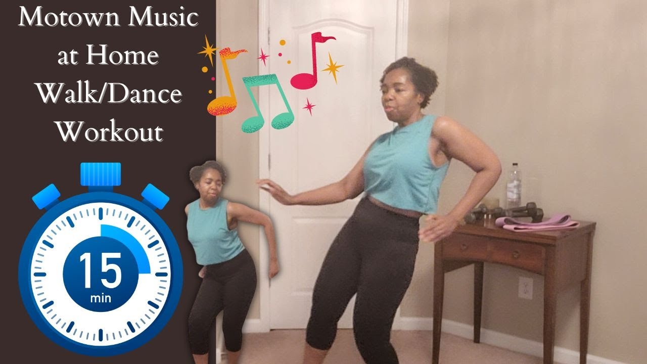MOTOWN MUSIC WORKOUT| WALK FOR WEIGHT LOSS EP4| WALK AT HOME WORKOUT|15 ...