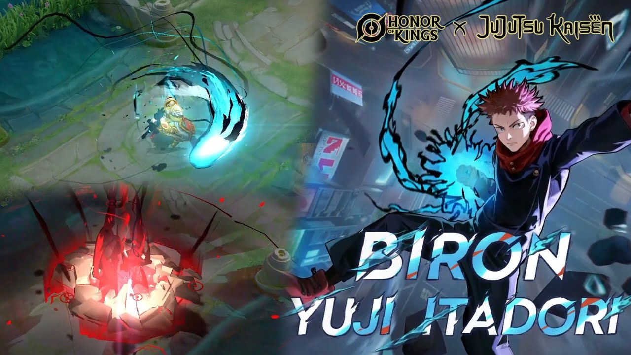 HoK × Jujutsu Kaisen New Skin Biron × Itadori Yuji | Honor of Kings × ...