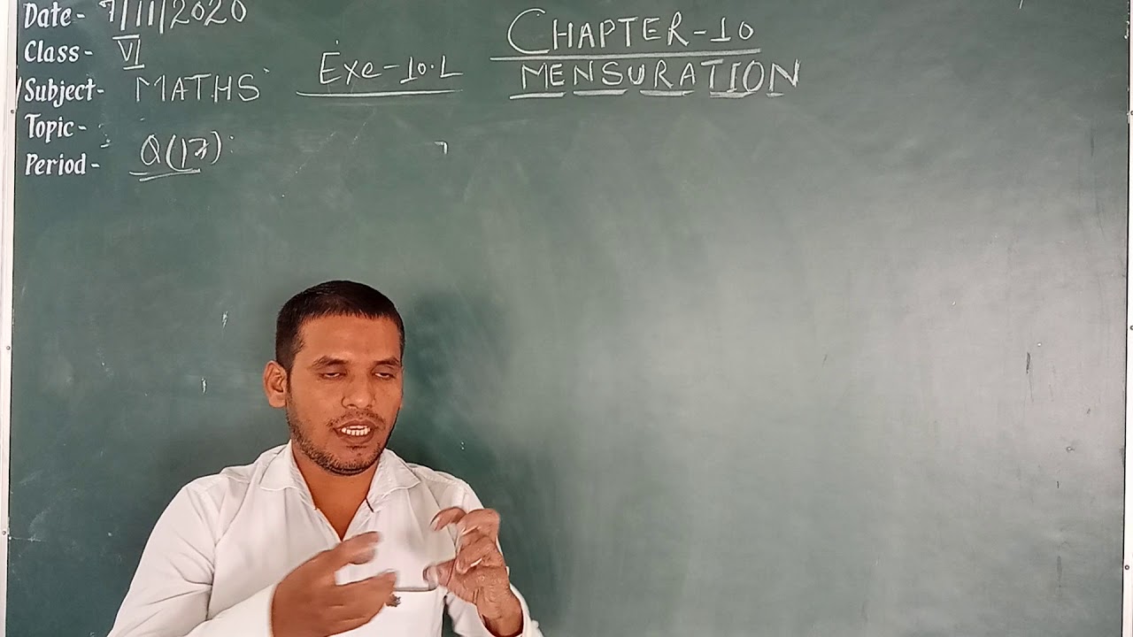 Class VI ||Chapter-10|| ||Mensuration|| lect-4 - YouTube