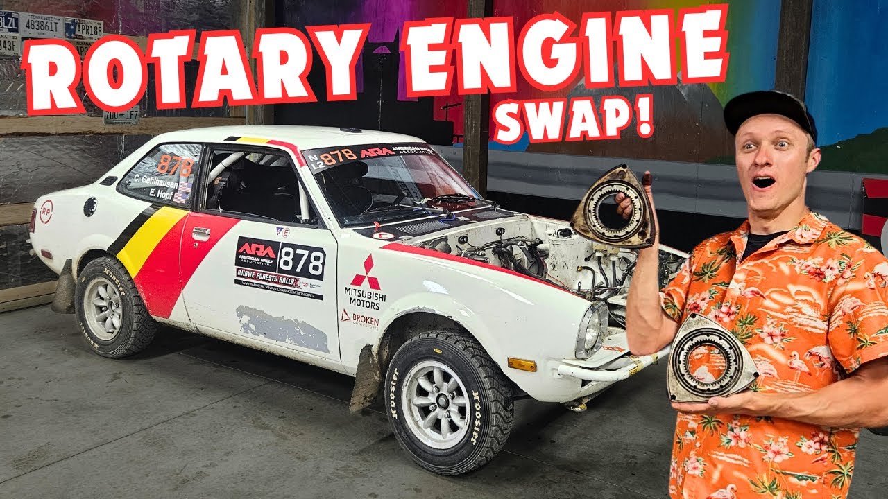 FULL BRIDGEPORT ROTARY ENGINE Swapping the Rally Car - RX-COLT is BORN ...