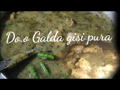 Chicken With Dried Roselle leaves & Rice Powder// Do.o Galda gisi Pura ...