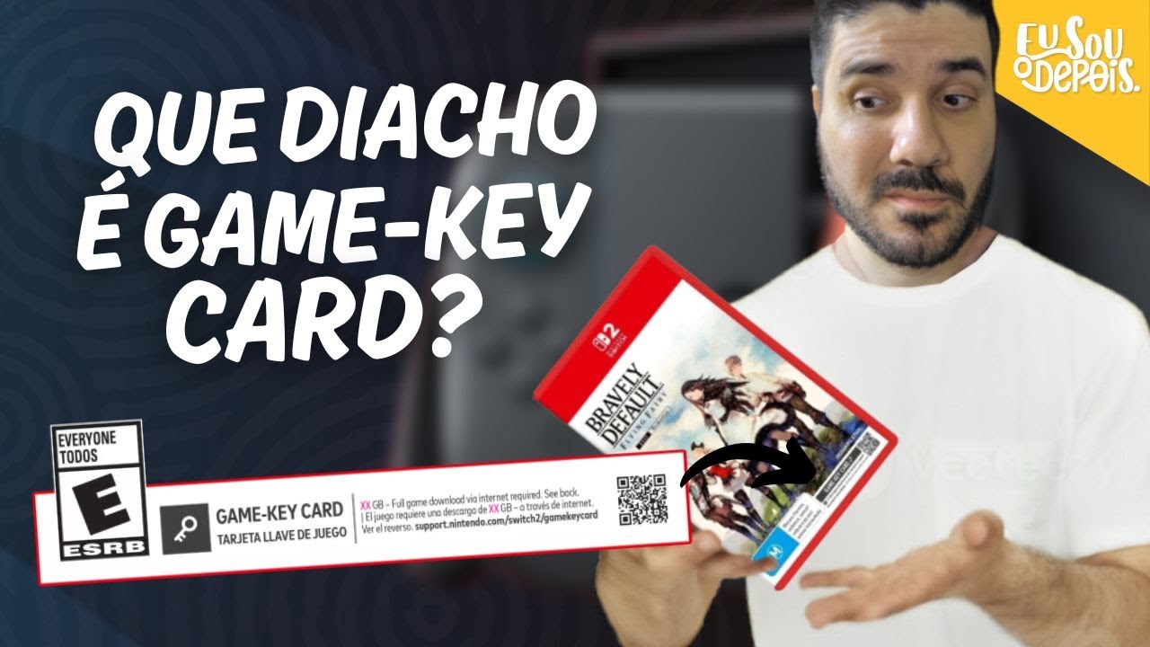 AFINAL O QUE É GAME-KEY CARD no SWITCH 2? Mídia Física vai ser só uma ...