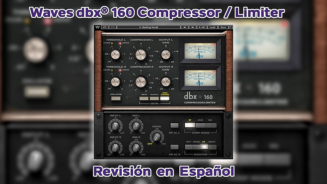 ⚡Waves dbx® 160 Compressor / Limiter⚡ -Revisión en Español- - YouTube