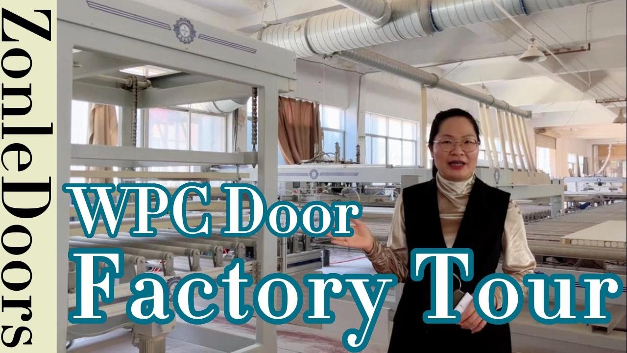 Wood Plastic Composite Factory Tour: Wpc Waterproof Insect proof Door ...