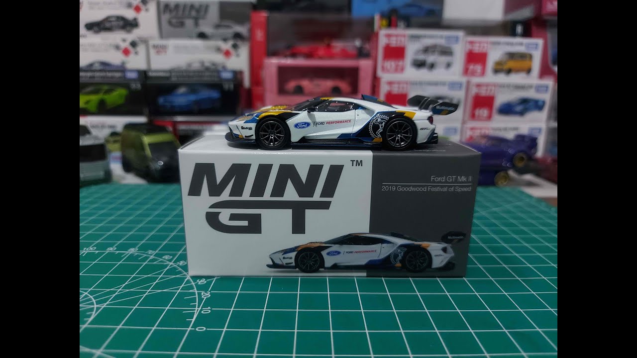 Review and Unboxing Mini GT Ford GT Mk.II (2019 Goodwood Festival of ...