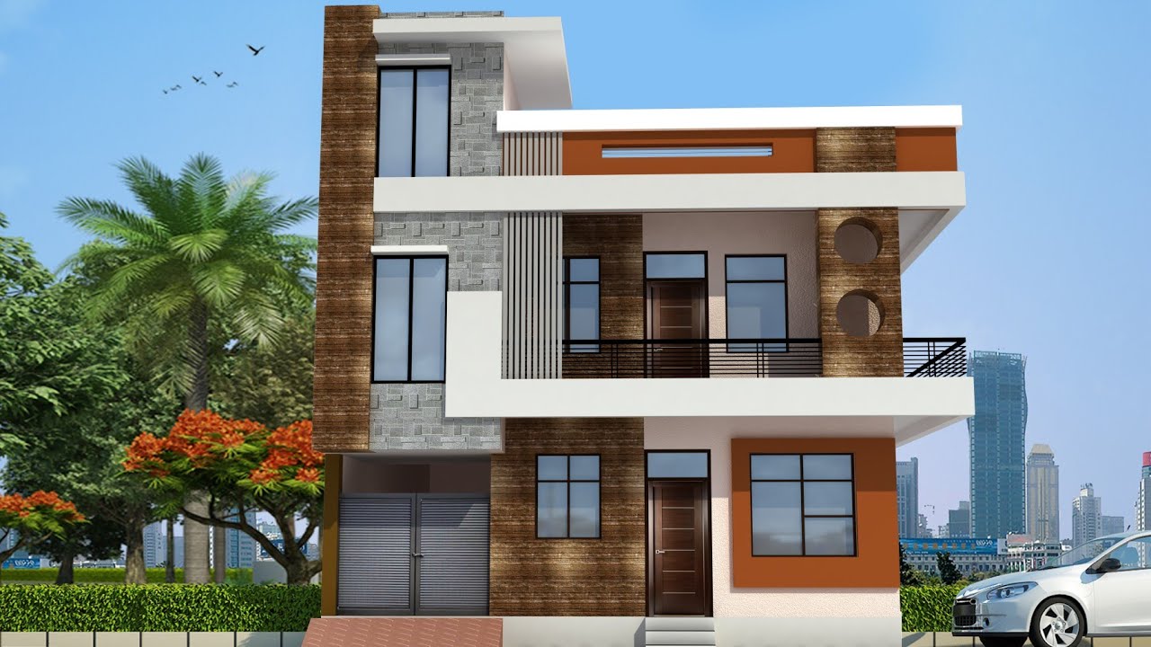 25 front elevation design latest front elevation morden house🏠🏠🏠 - YouTube