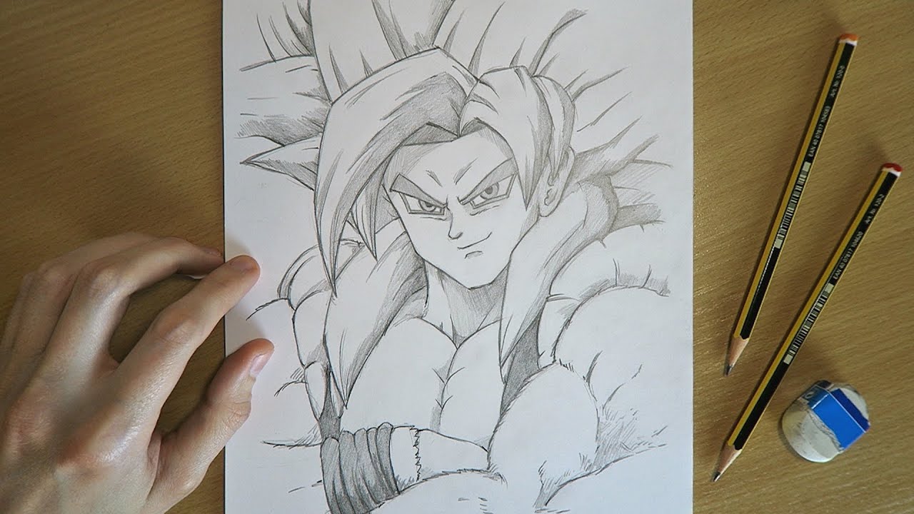 How to Draw Gogeta SSJ4 | Dragon Ball Drawing Tutorial | Learn to Draw ...