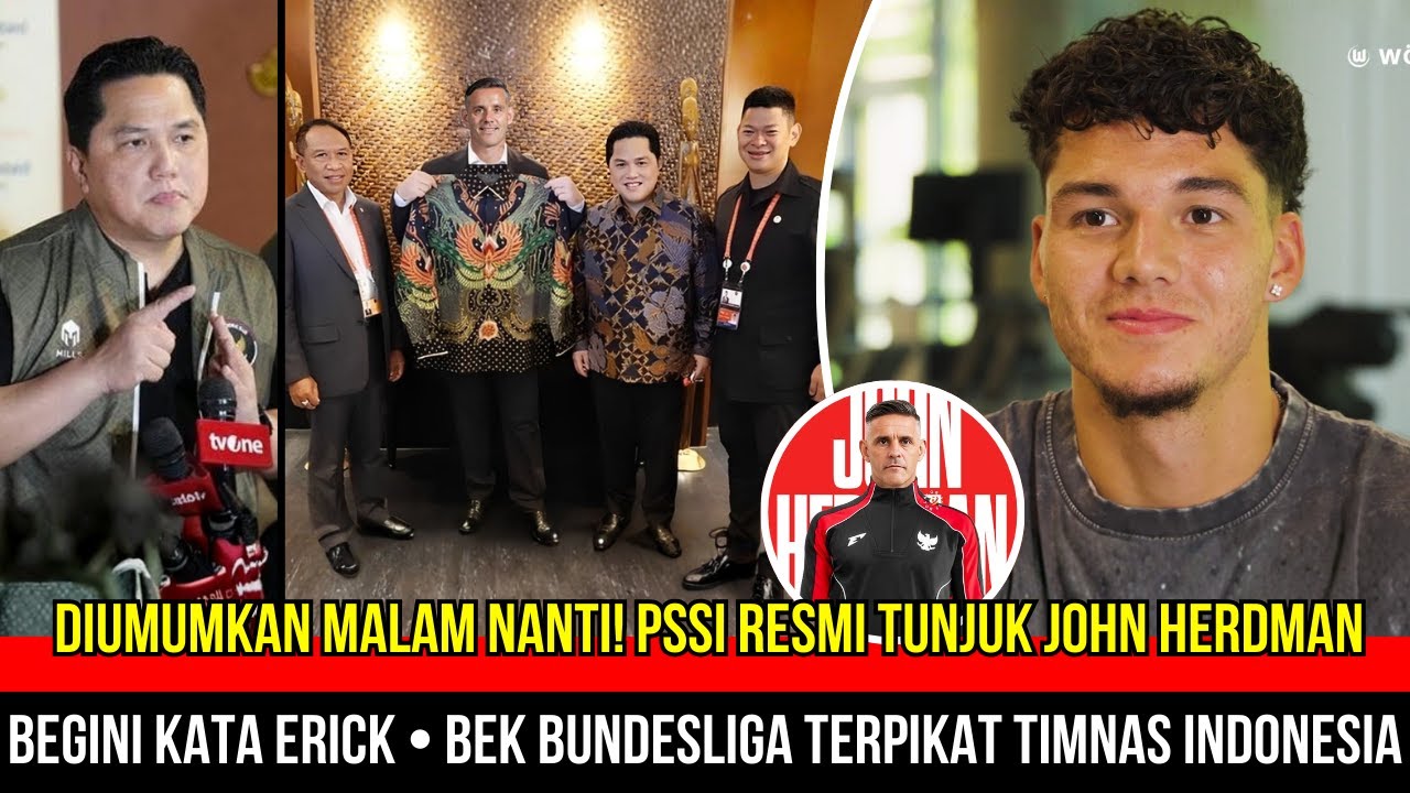 🔴AKHIRNYA TERUNGKAP! Pelatih Baru Timnas Datang Hari ini~Langsung ...