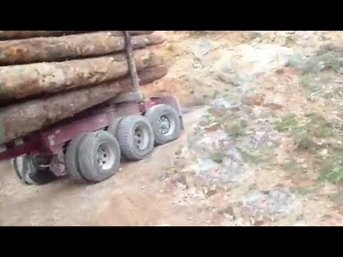 MÉTIER DE L'EXTRÊME ⚠️Chauffeur de Grumier en montagne - YouTube