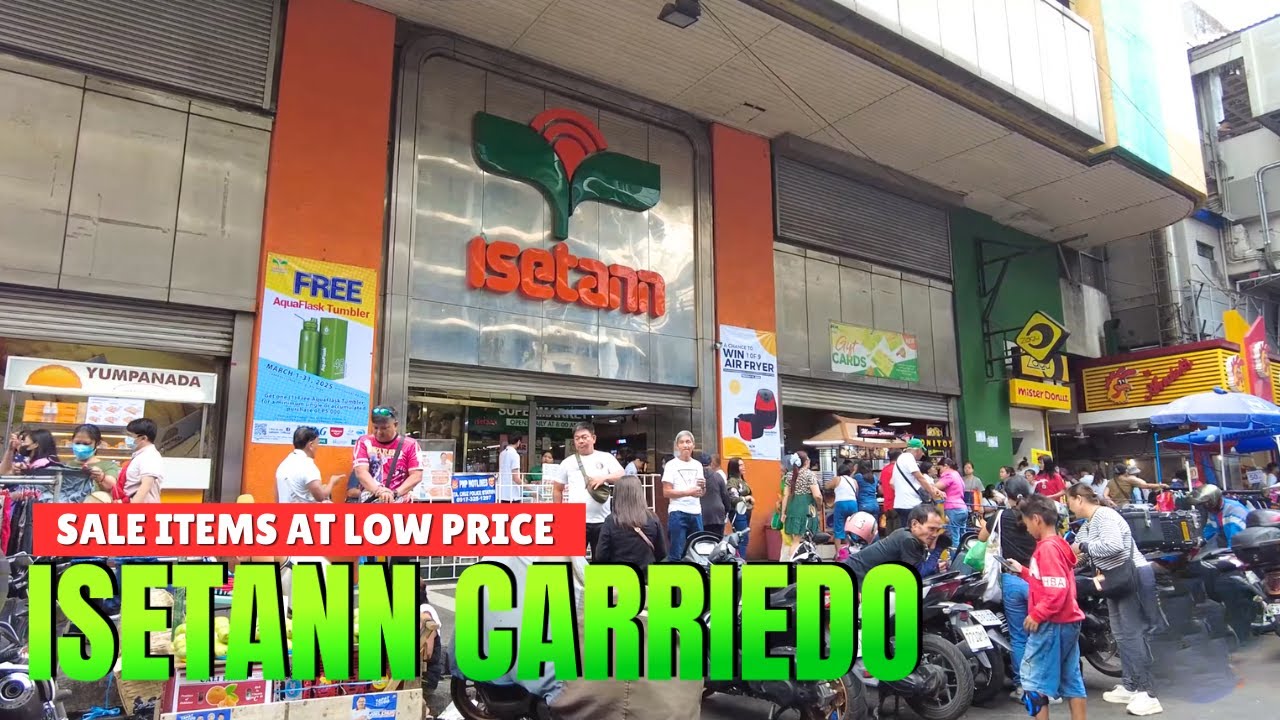 [4K] ISETANN CARRIEDO - QUIAPO MARCH 2025 TOUR - YouTube