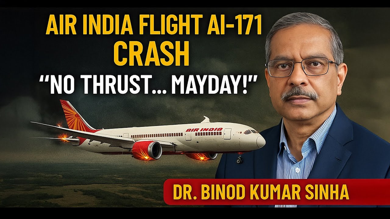 Air India Flight AI-171 Crash Explained | Boeing 787 Engine Failure ...