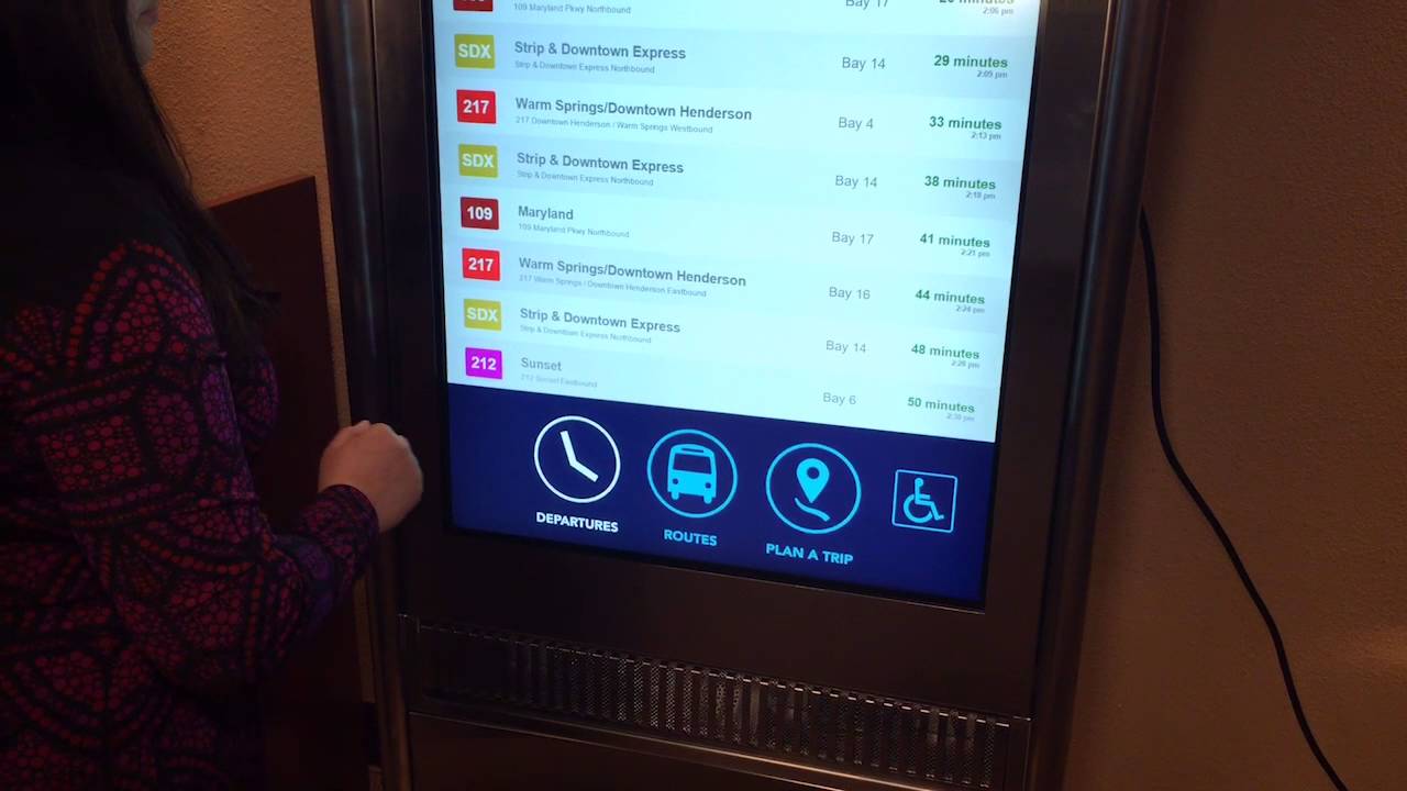 New Interactive Transit Kiosks - YouTube