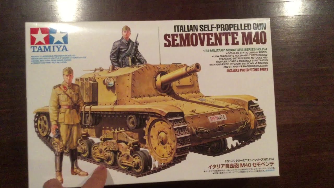 Tamiya’s M40 Semovente SPG Review - YouTube
