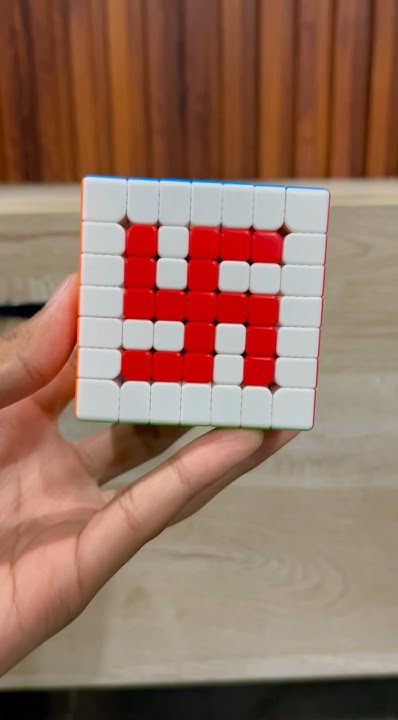 Swastik pattern on 7x7 Rubik’s cube #rubikscube #7x7 #patterns #shorts ...
