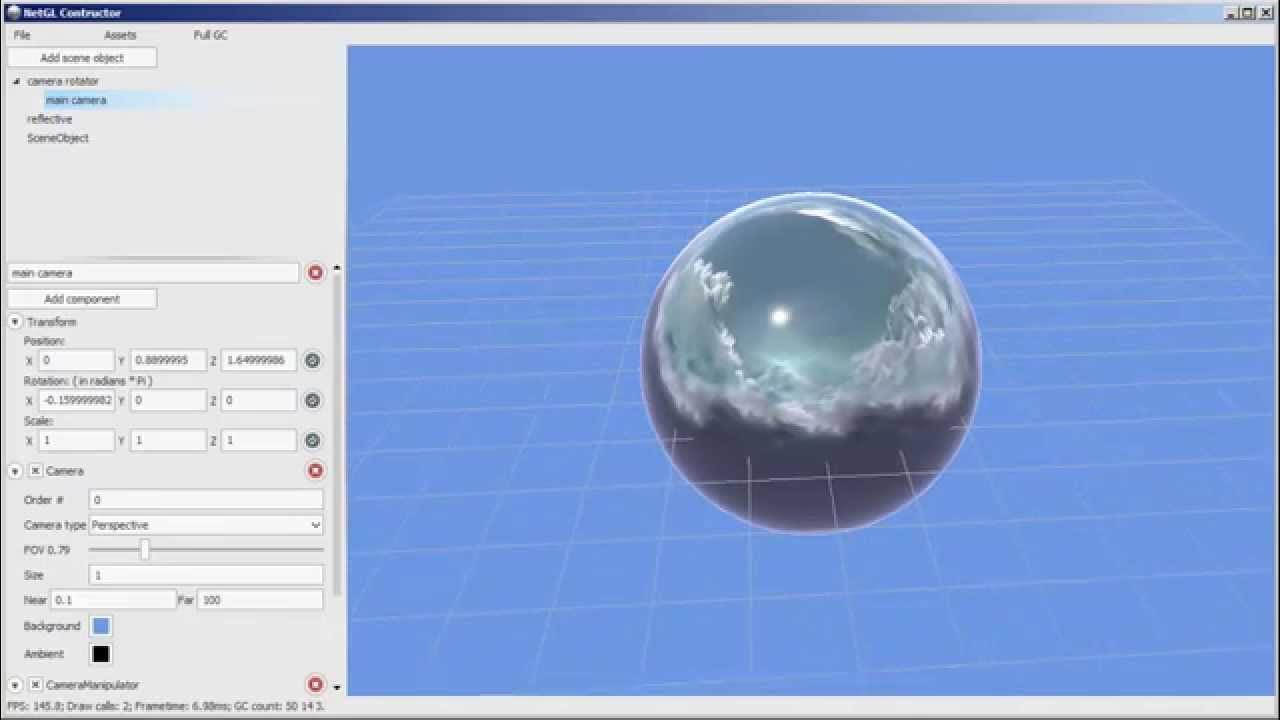 NetGL feature demo (C# + OpenGL 3D engine, open-source) - YouTube